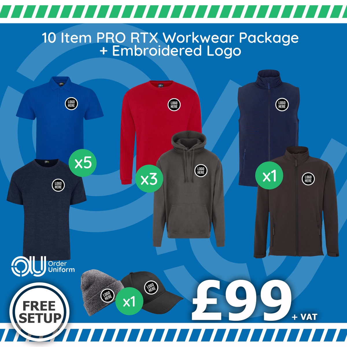 Small Workwear Packages | Order Uniform UK Ltd
