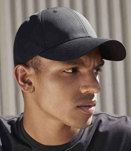 Beechfield Technical Mesh Trucker Cap - Black/Black