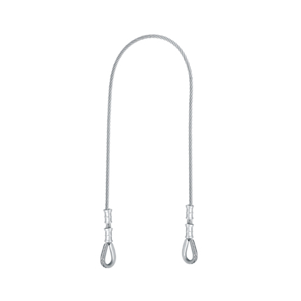 JSP 2m Steel Cable Anchorage Sling - Black | Order Uniform UK Ltd