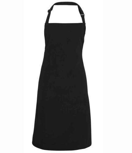 Premier Polyester Bib Apron - Black | Order Uniform UK Ltd
