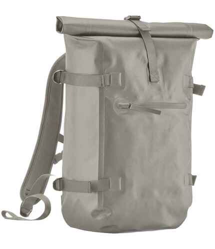 Quadra Waterproof Roll-Top Backpack - Natural Stone