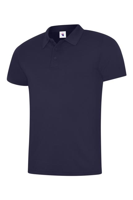 Uneek Mens Ultra Cool Workwear Polo Shirt - Navy