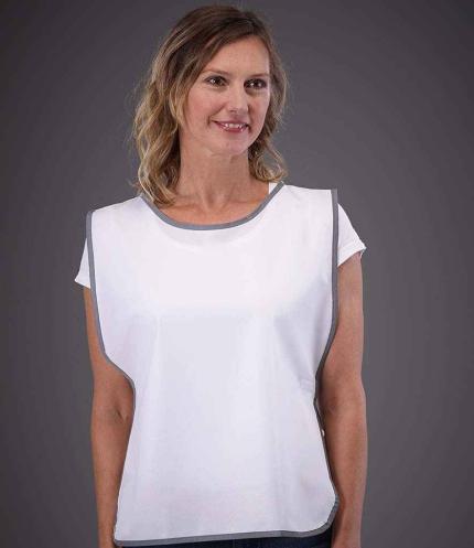 Yoko Hi-Vis Reflective Border Tabard - White