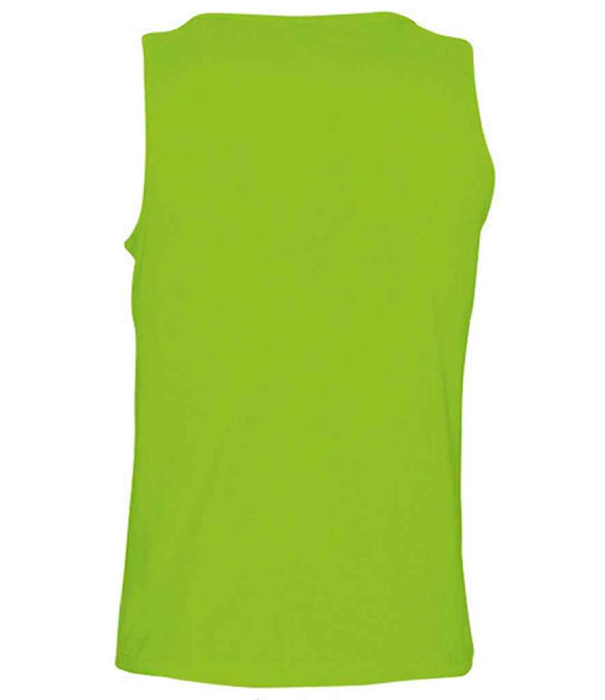 SOL'S Justin Tank Top - Lime Green | Order Uniform UK Ltd