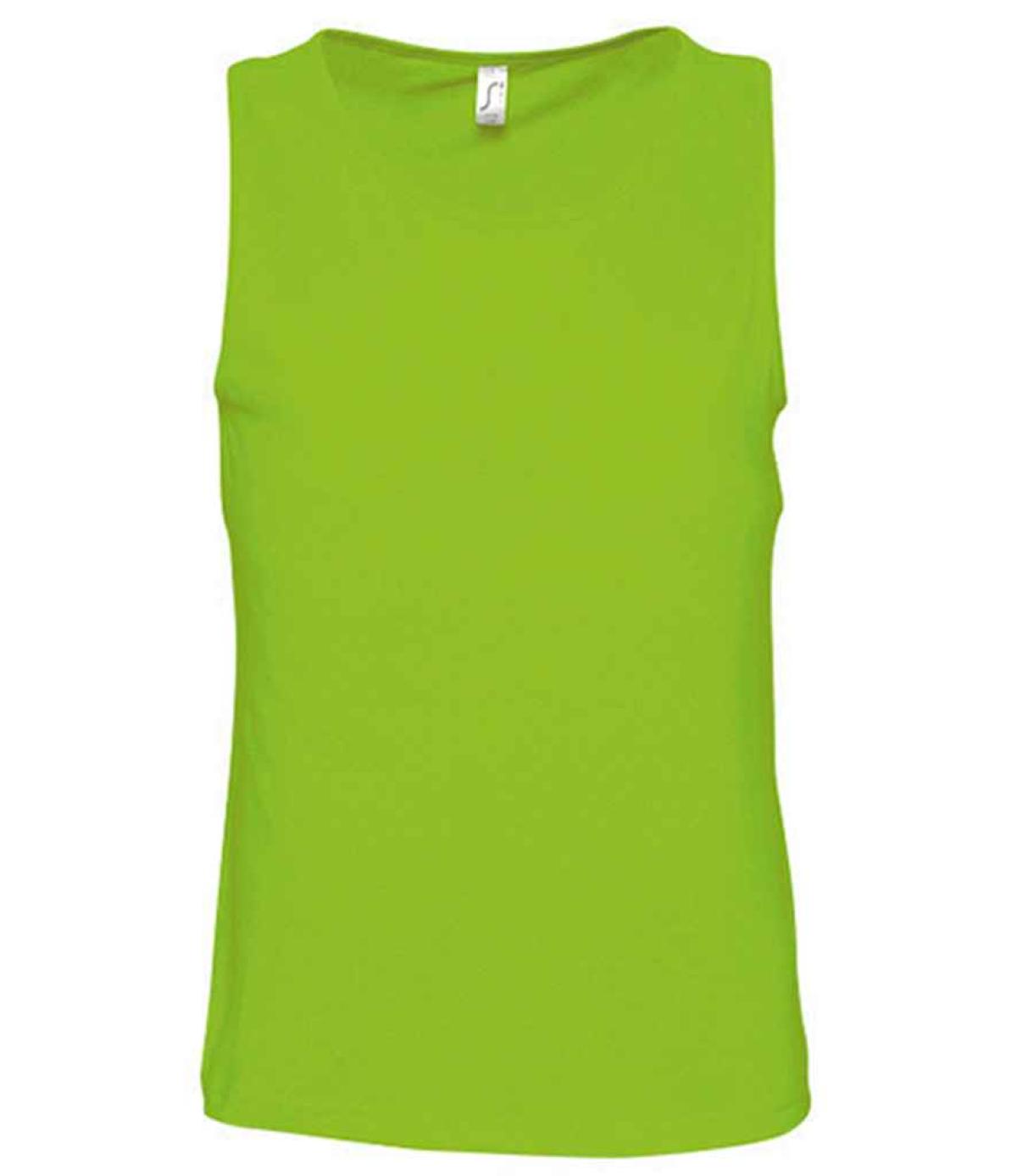 SOL'S Justin Tank Top - Lime Green | Order Uniform UK Ltd