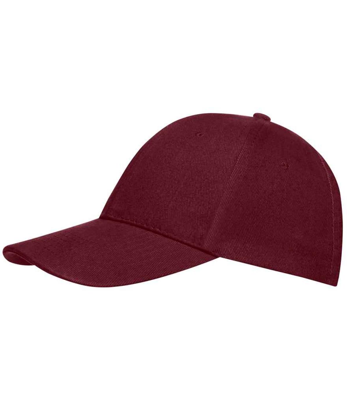 SOL'S Buffalo Cap - Burgundy | Order Uniform UK Ltd