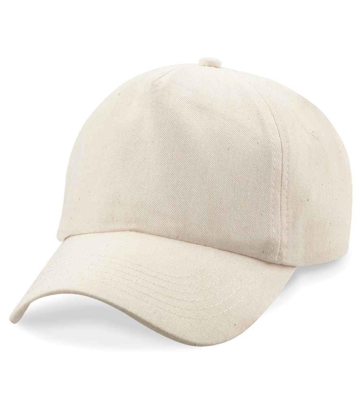 Beechfield Original 5 Panel Cap - Natural