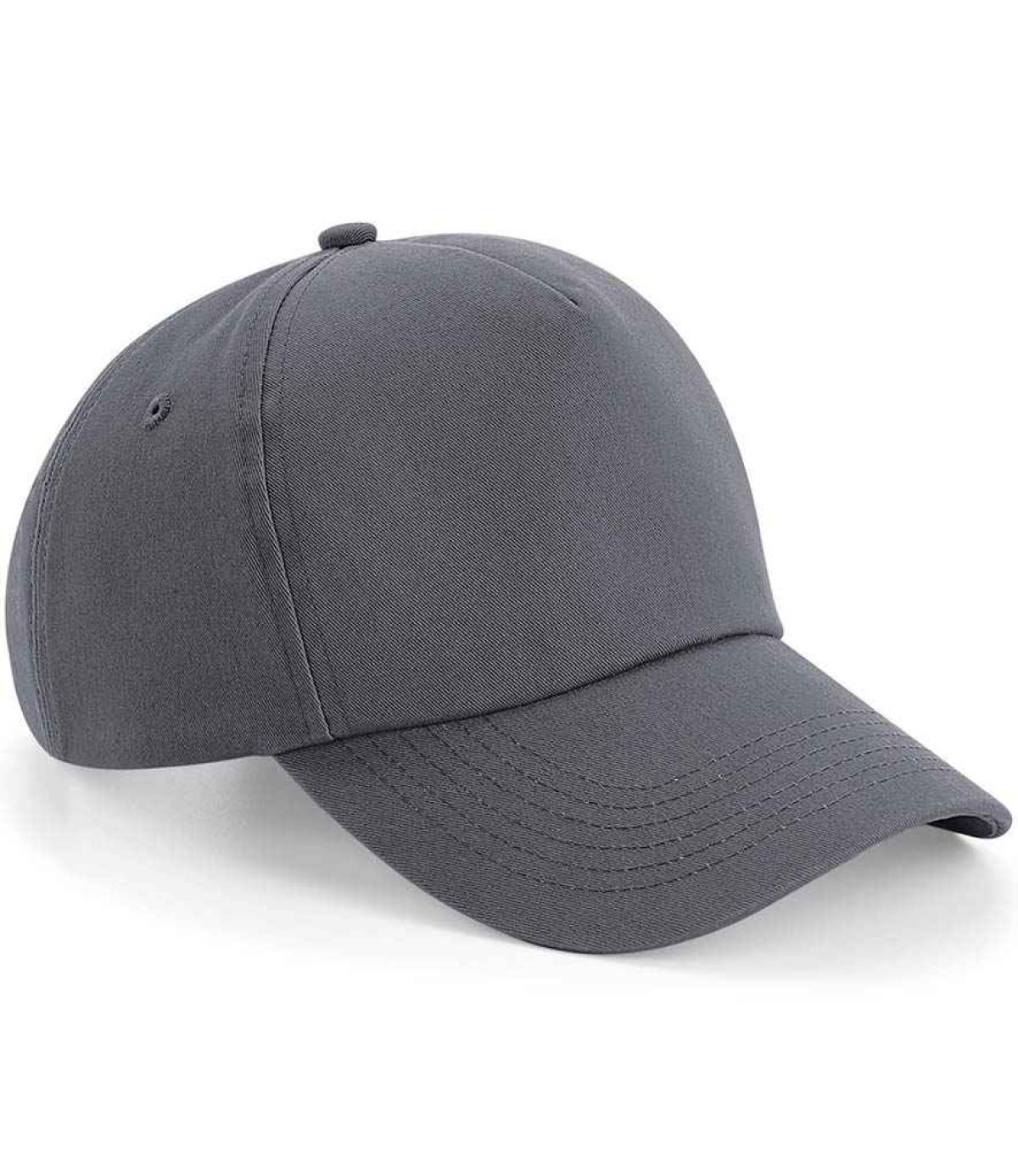 Beechfield Authentic 5 Panel Cap - Graphite Grey