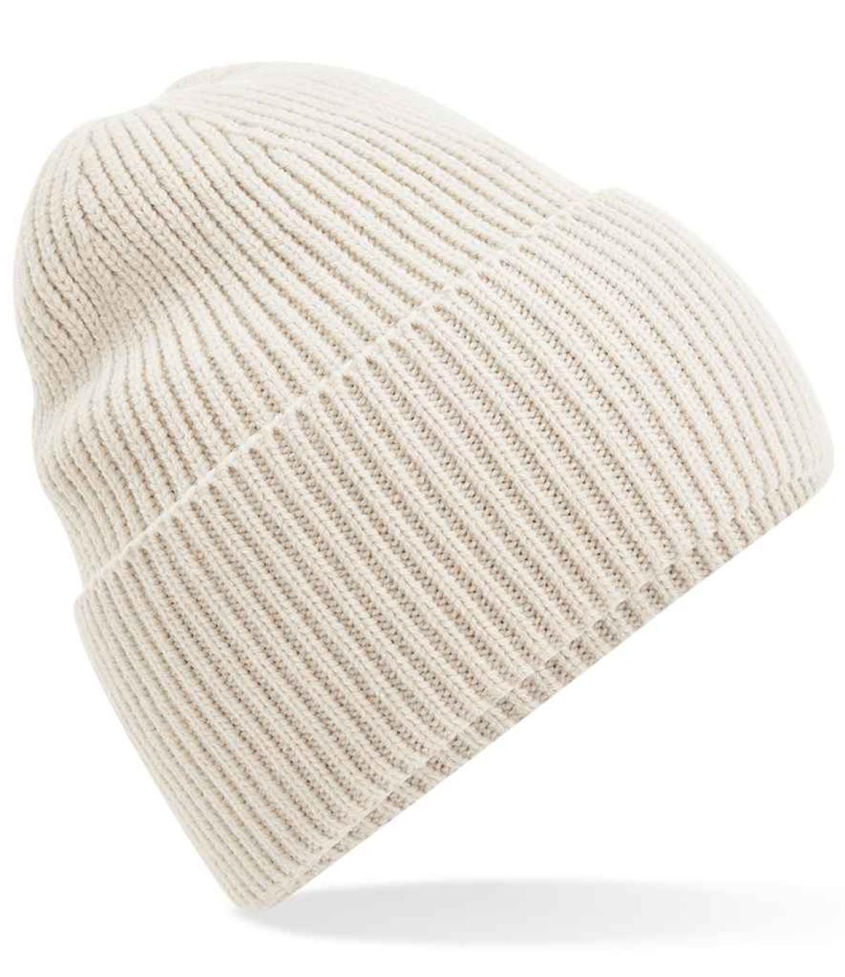Beechfield Recycled Oversized Cuffed Beanie - Oatmeal
