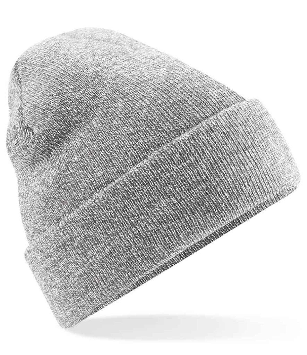 Beechfield Original Cuffed Beanie - Heather Grey