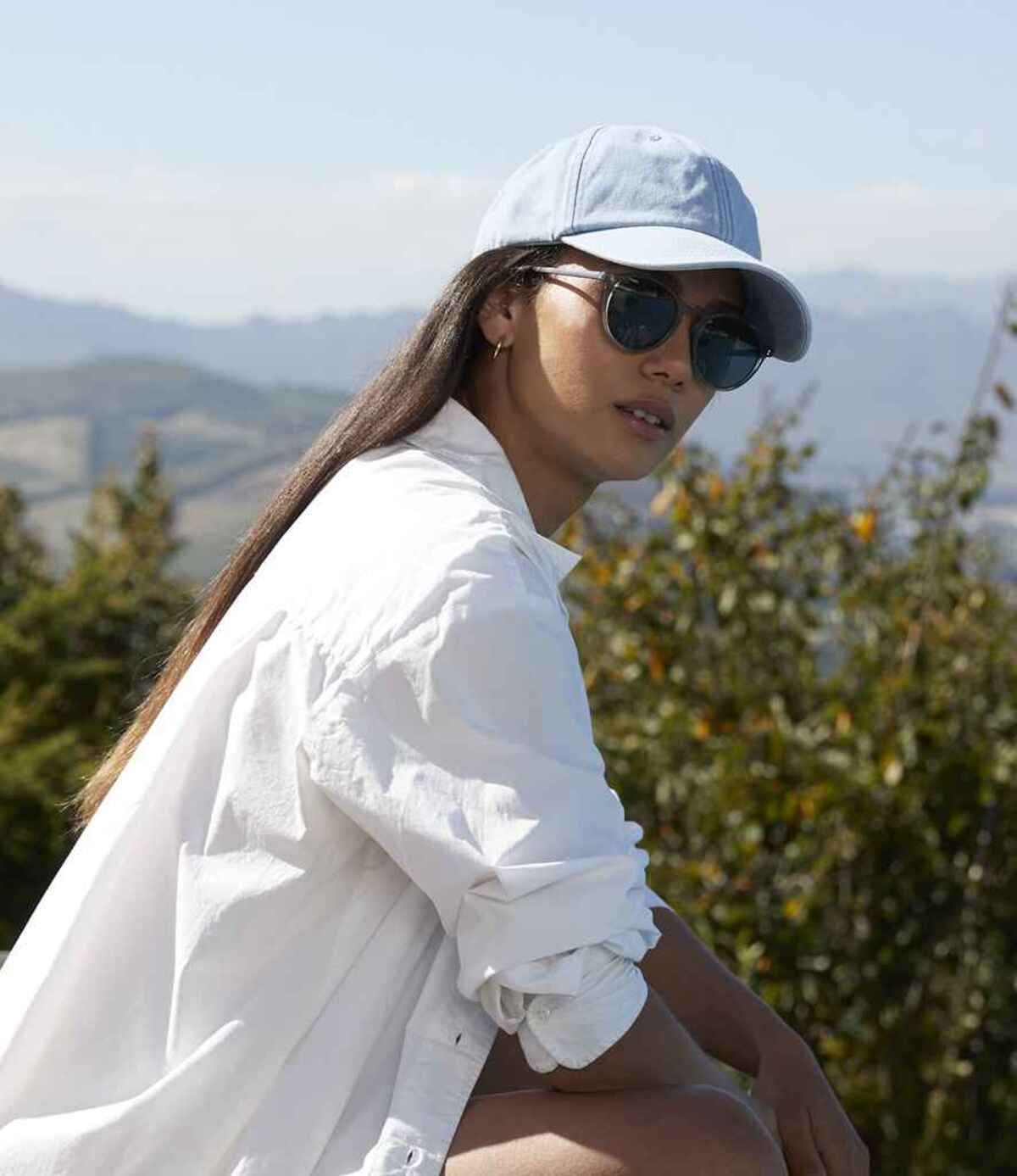 Beechfield Low Profile Vintage Cap - Vintage Light Blue