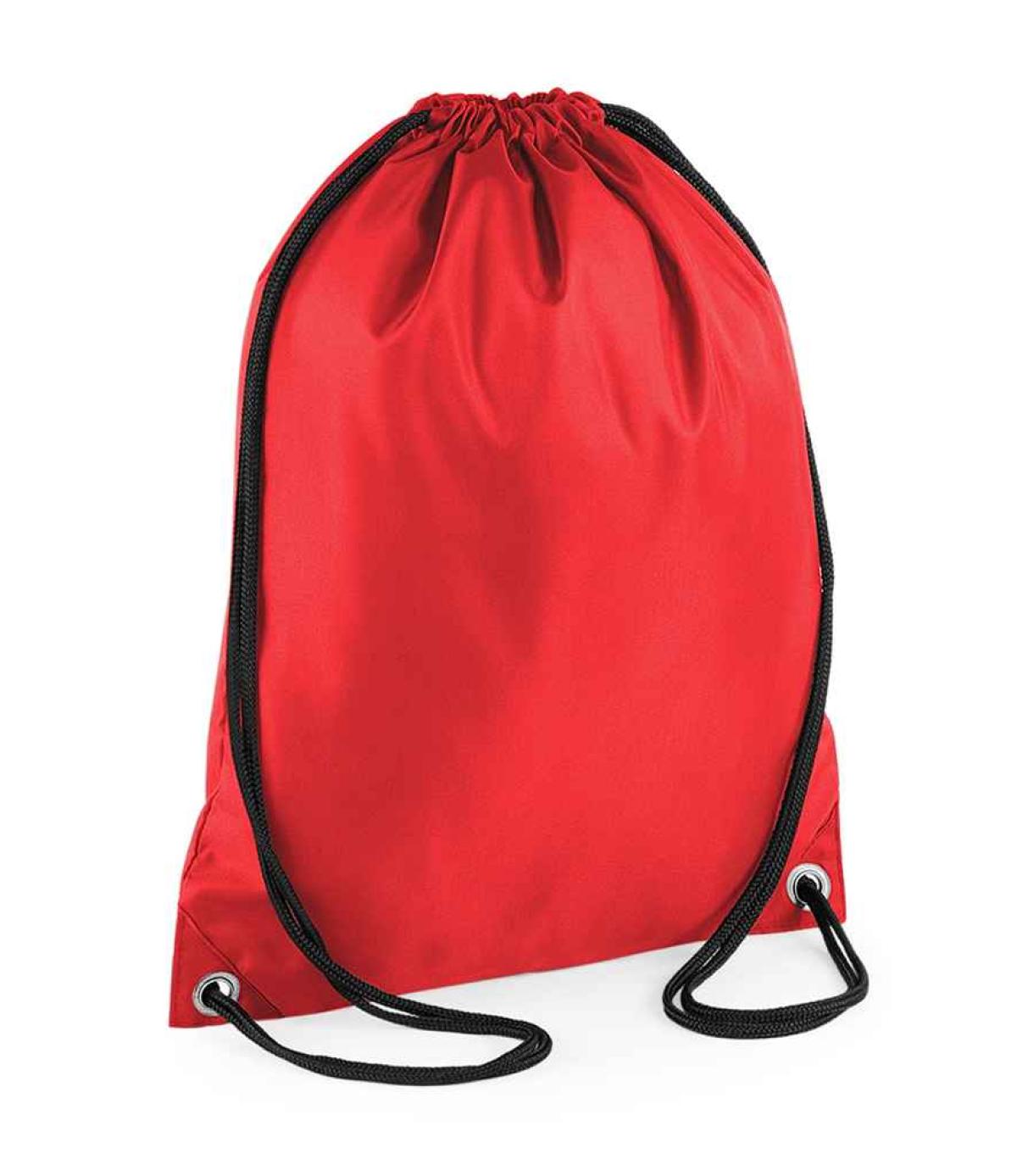 BagBase Budget Gymsac - Red | Order Uniform UK Ltd