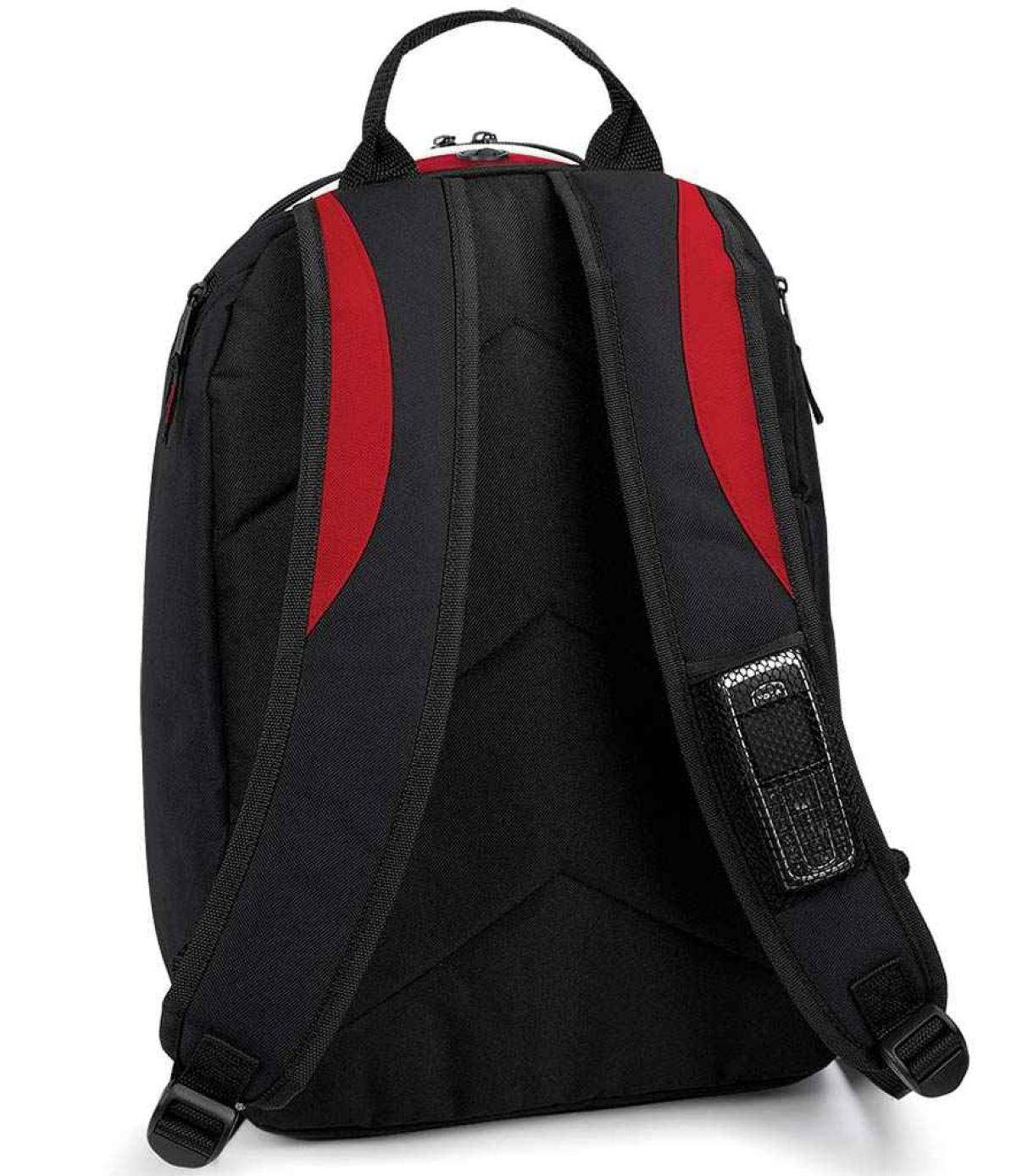 BagBase Teamwear Backpack - Black/Red | Order Uniform UK Ltd