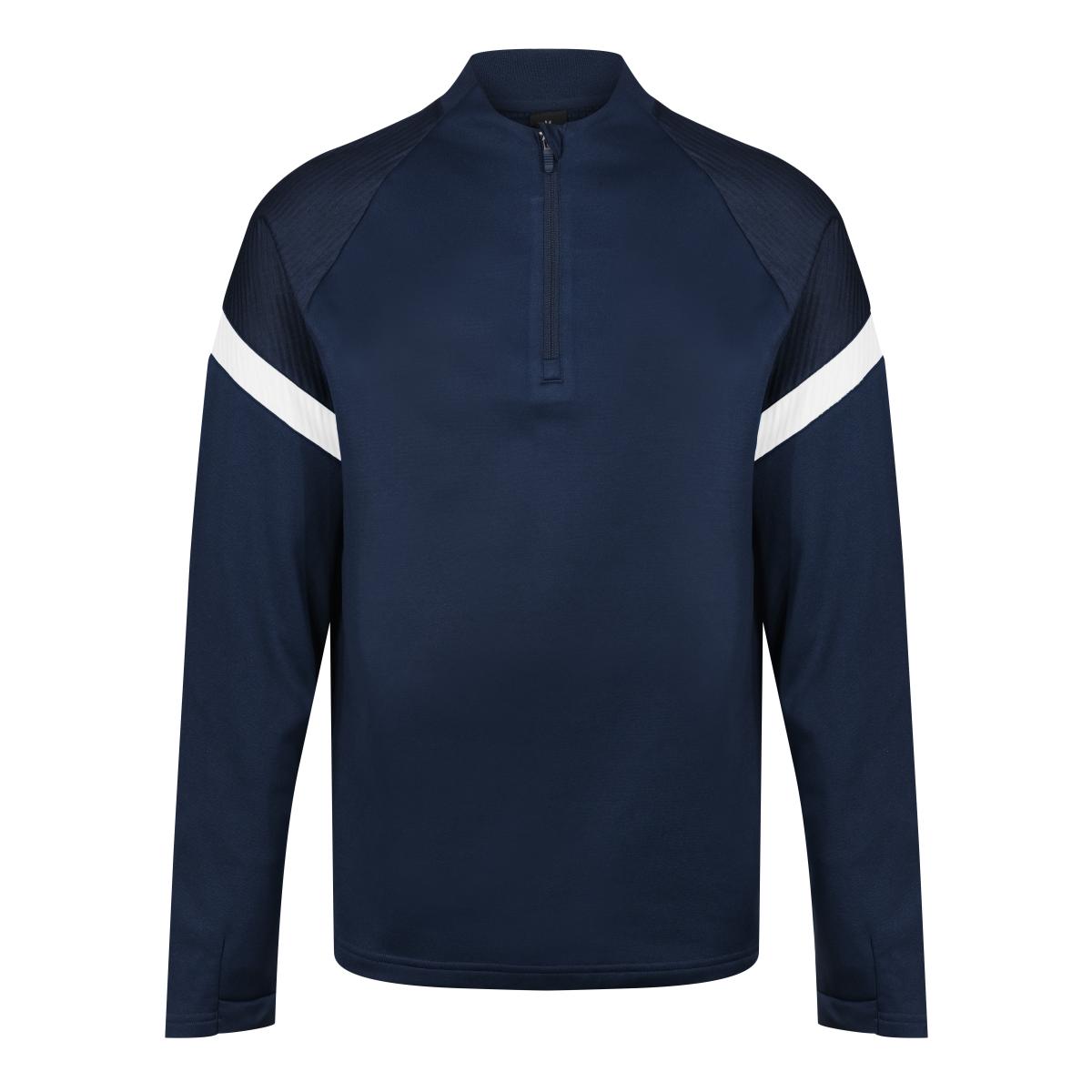 Chadwick Kinetic Midlayer Top Zip - Youth - Navy/White