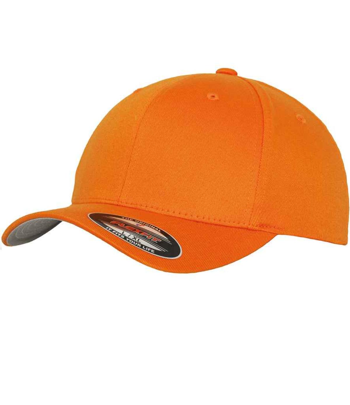 Flexfit Wooly Combed Cap - Orange | Order Uniform UK Ltd