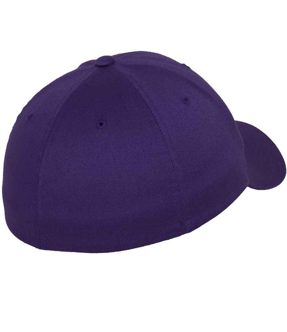 Flexfit Wooly Combed Cap - Purple | Order Uniform UK Ltd