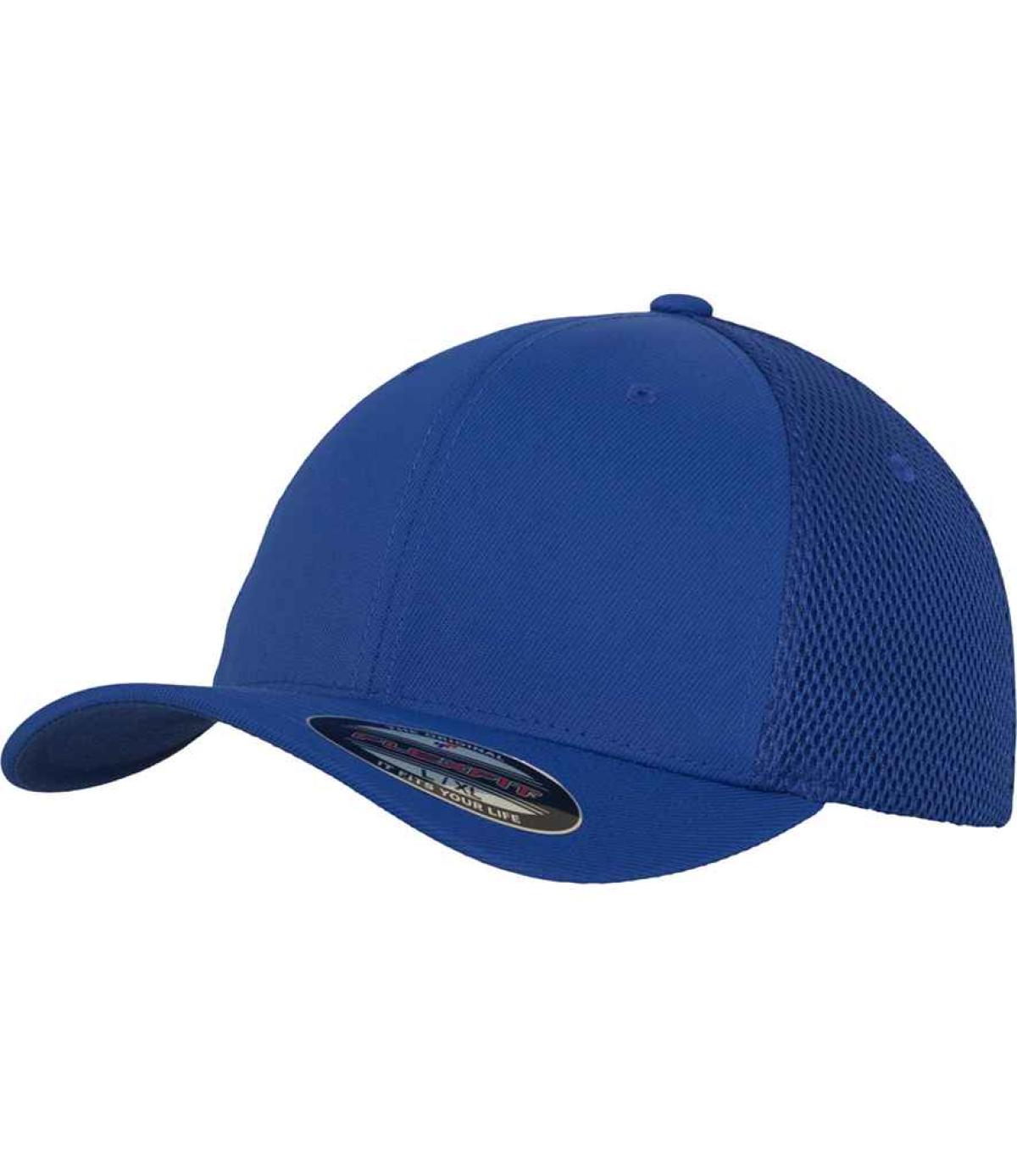 Flexfit Tactel Mesh Cap - Royal Blue | Order Uniform UK Ltd