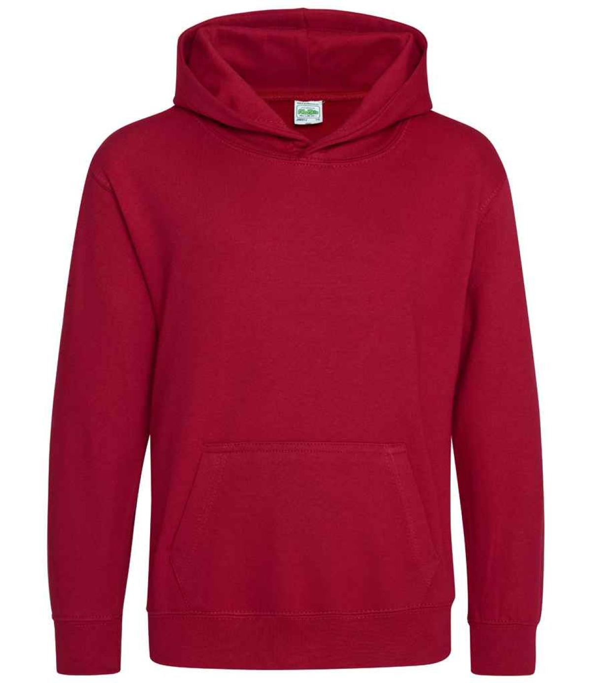 AWDis Kids Hoodie - Red Hot Chilli | Order Uniform UK Ltd