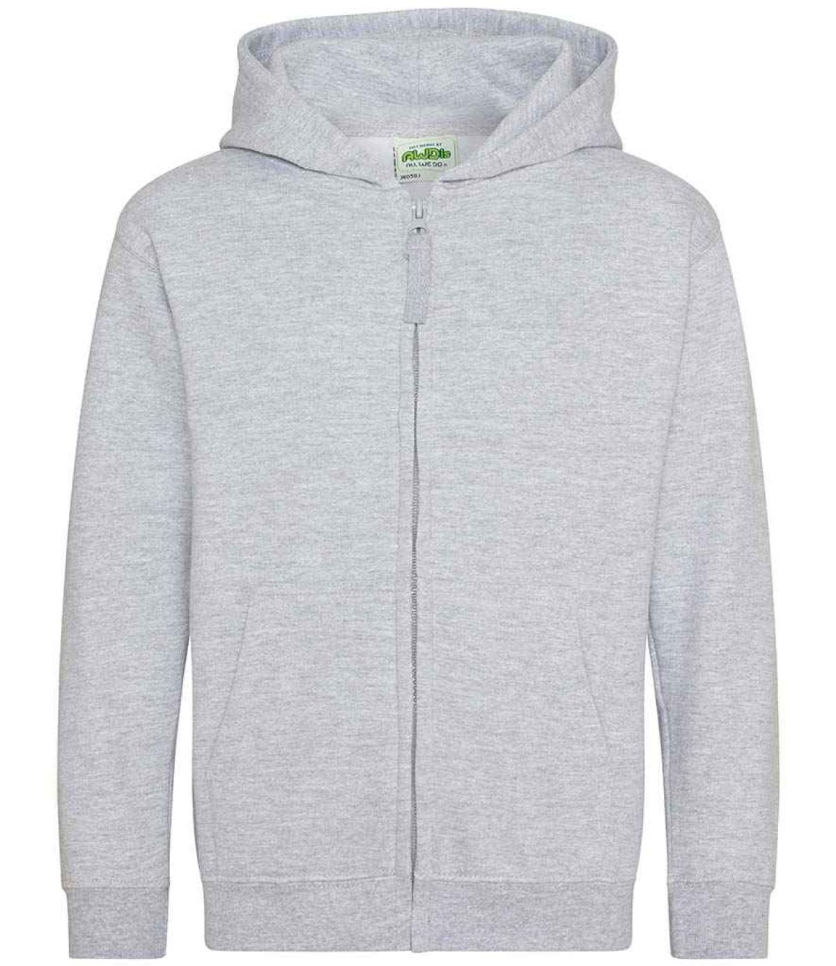 AWDis Kids Zoodie - Heather Grey | Order Uniform UK Ltd