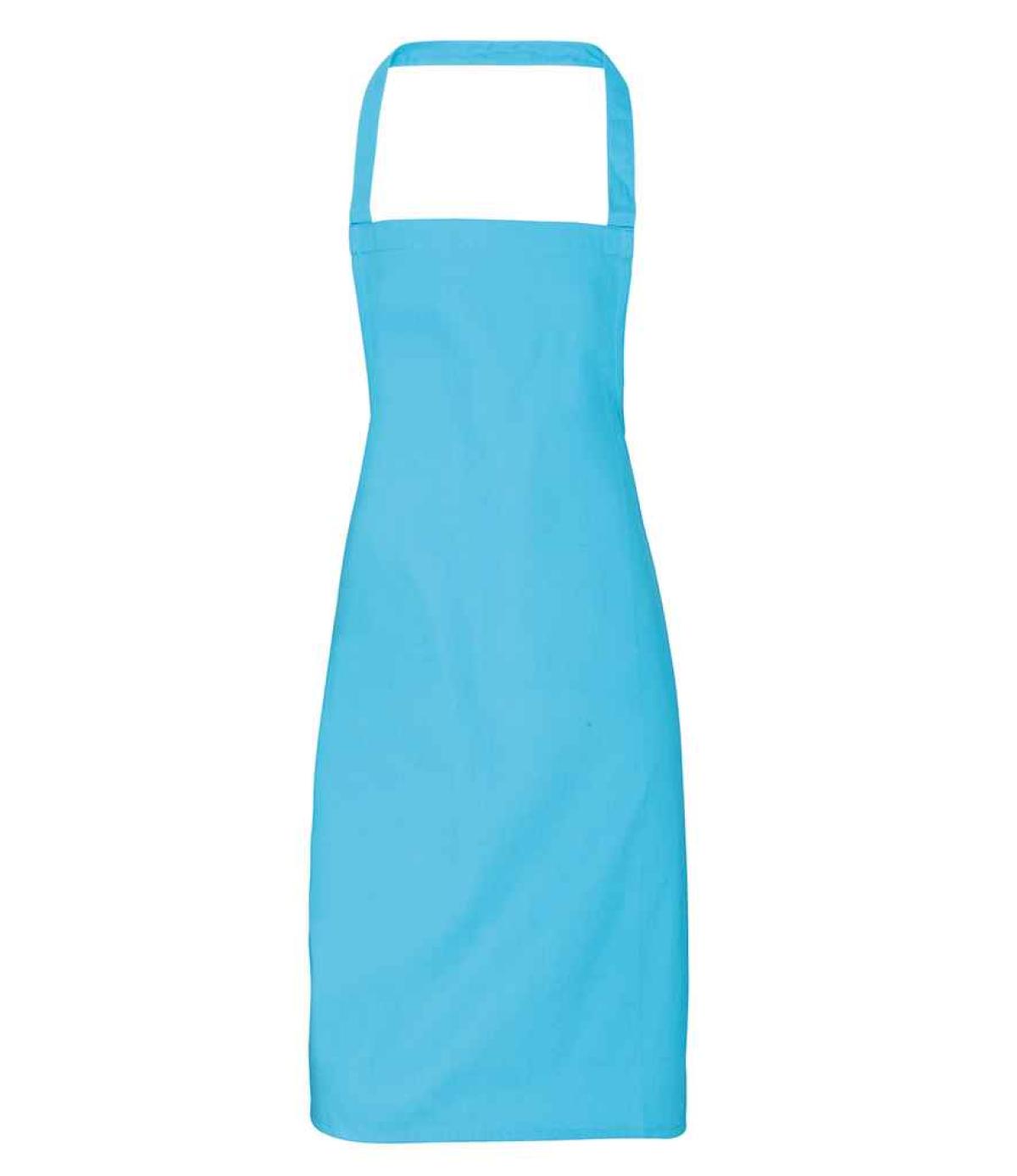 Premier Organic Cotton Bib Apron - Turquoise Blue