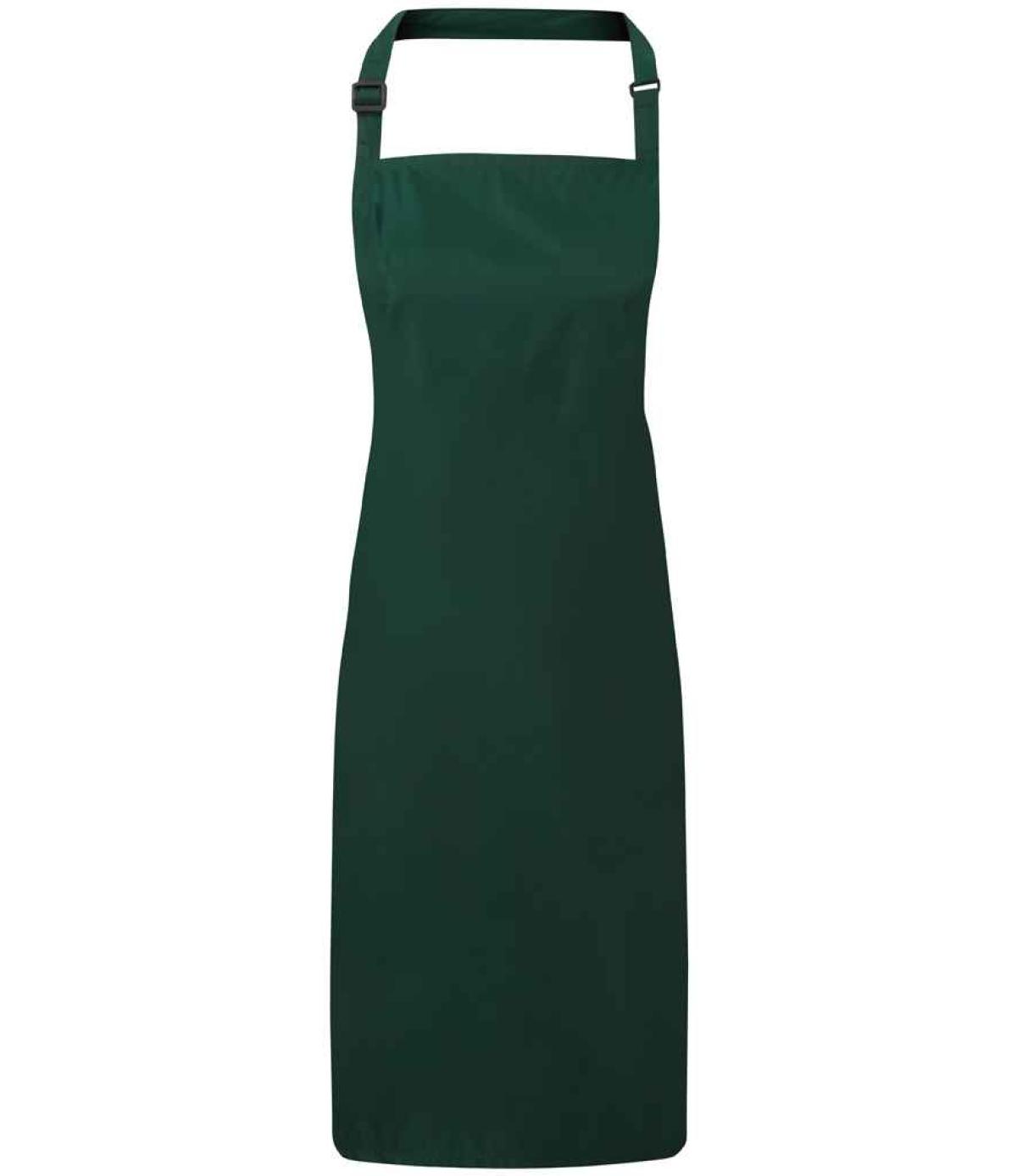 Premier Waterproof Bib Apron - Bottle Green | Order Uniform UK Ltd
