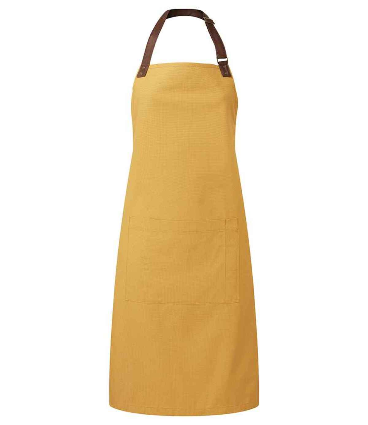 Premier Annex Oxford Bib Apron - Mustard | Order Uniform UK Ltd