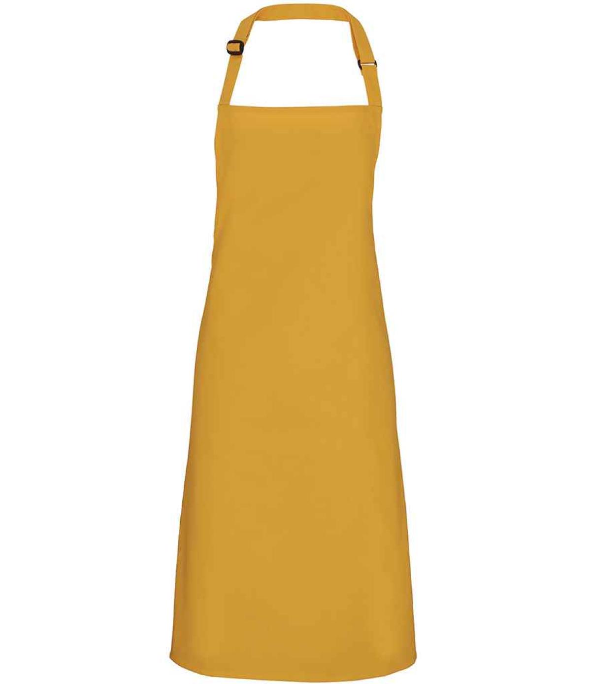 Premier 'Colours' Bib Apron - Mustard | Order Uniform UK Ltd
