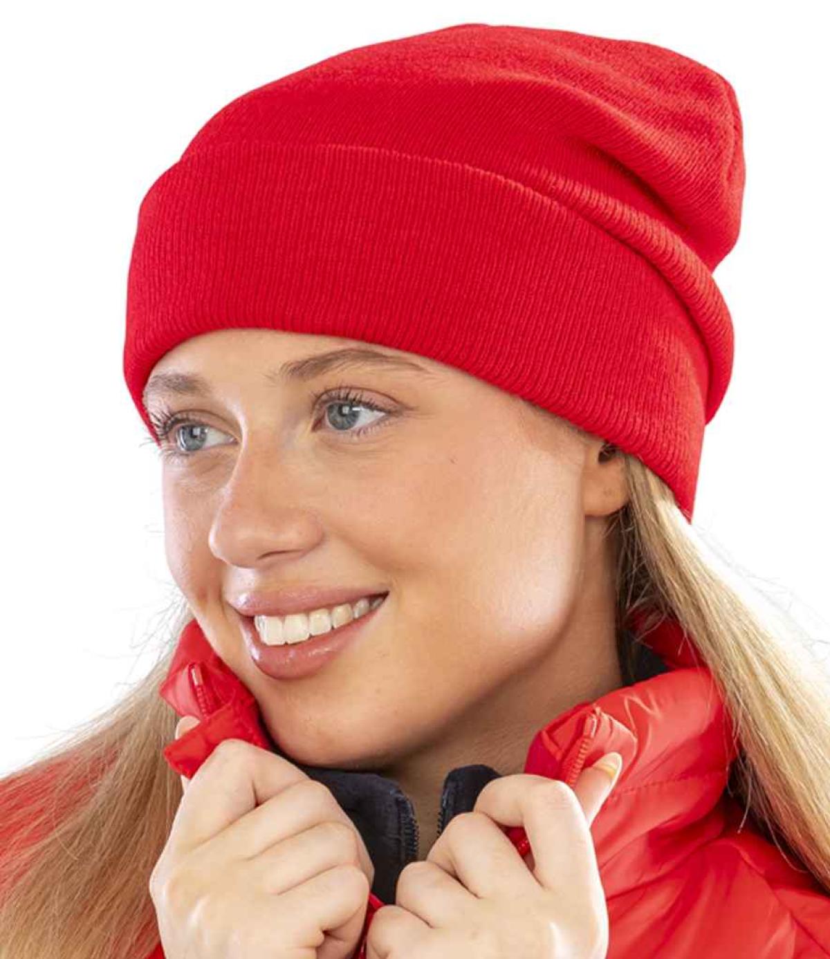 Result Woolly Ski Hat - Red | Order Uniform UK Ltd