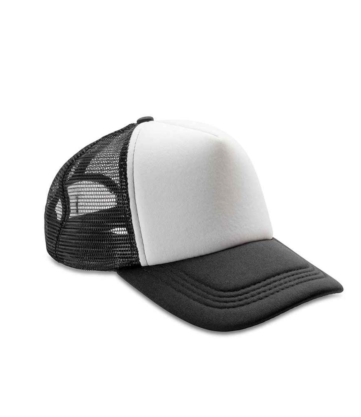 Result Core 1/2 Mesh Truckers Cap - Black/White