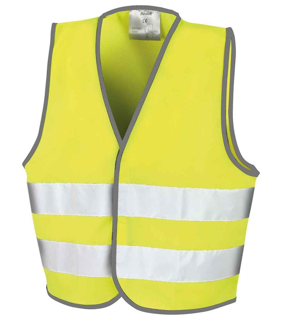 Result Core Kids Hi-Vis Safety Vest - Fluorescent Yellow