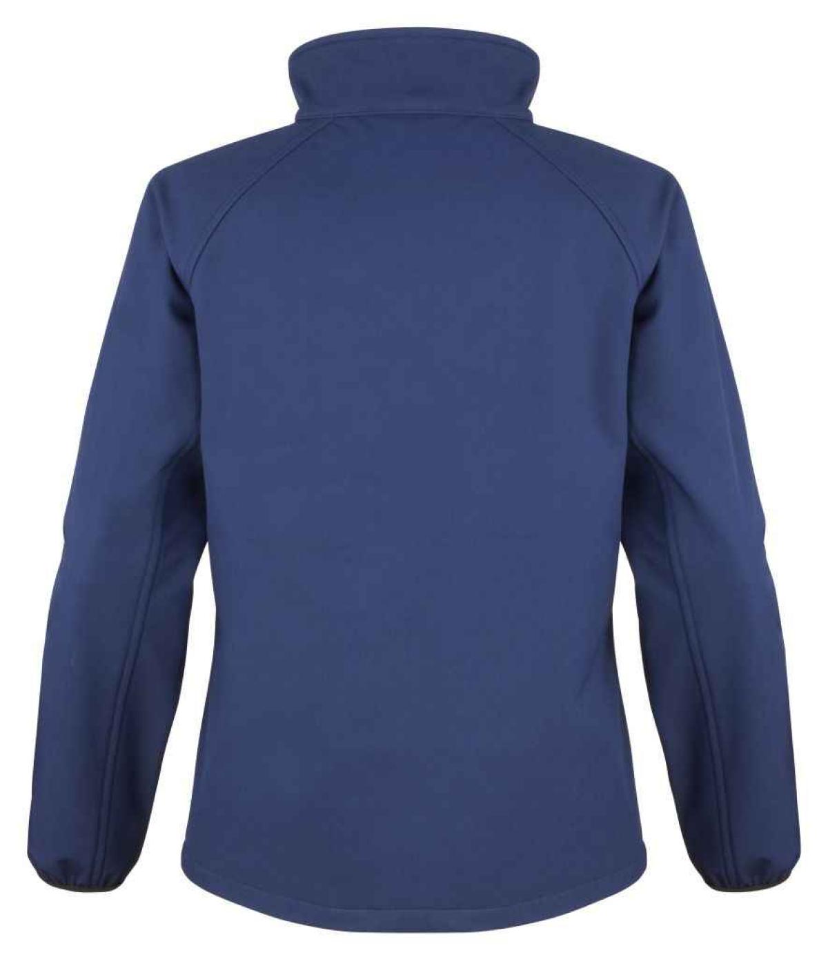 Result Core Ladies Printable Soft Shell Jacket - Navy/Royal Blue