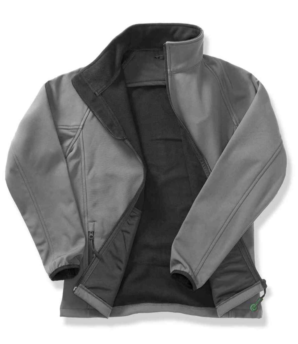 Result Core Printable Soft Shell Jacket - Charcoal/Black