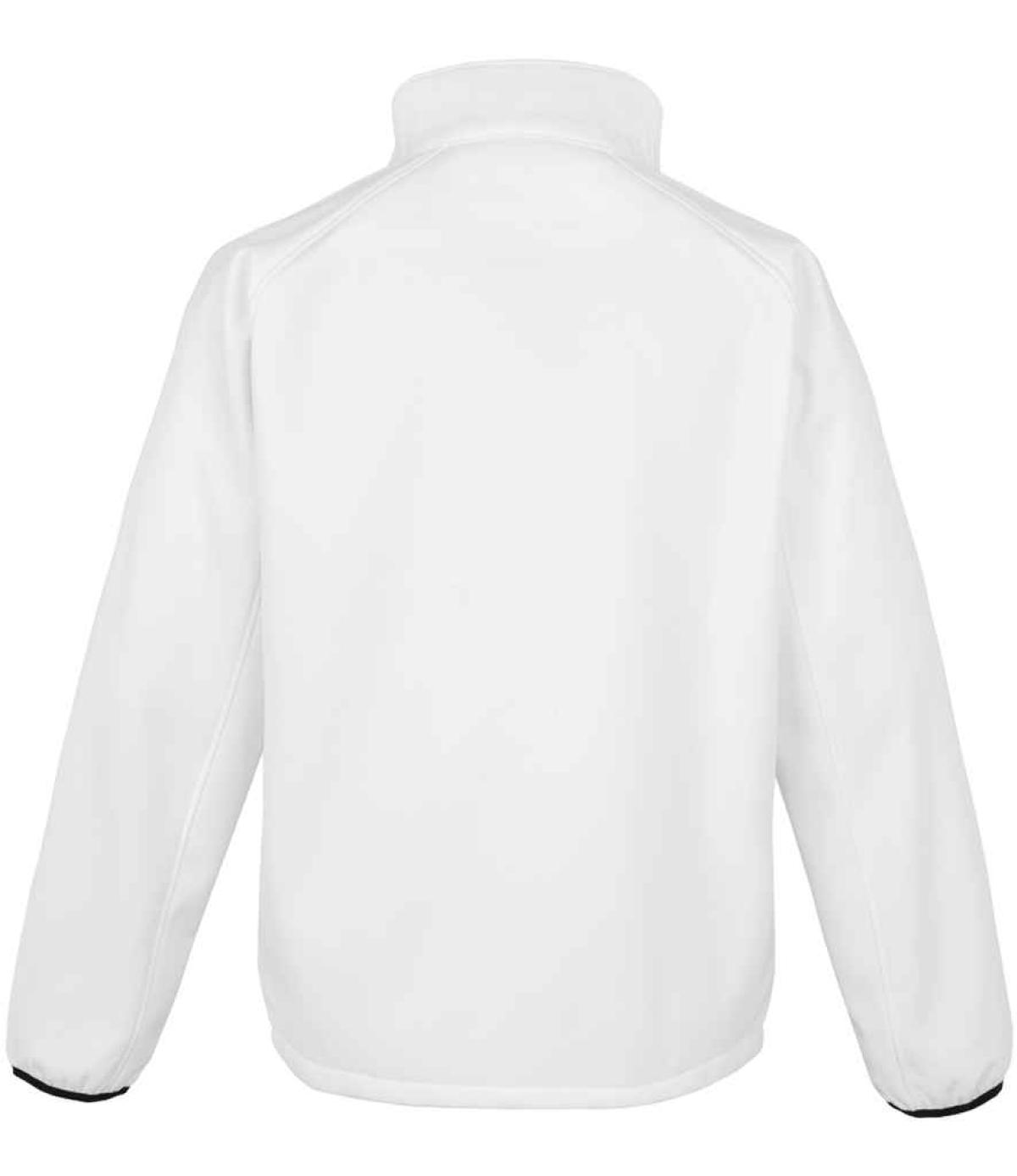 Result Core Printable Soft Shell Jacket - White/Black