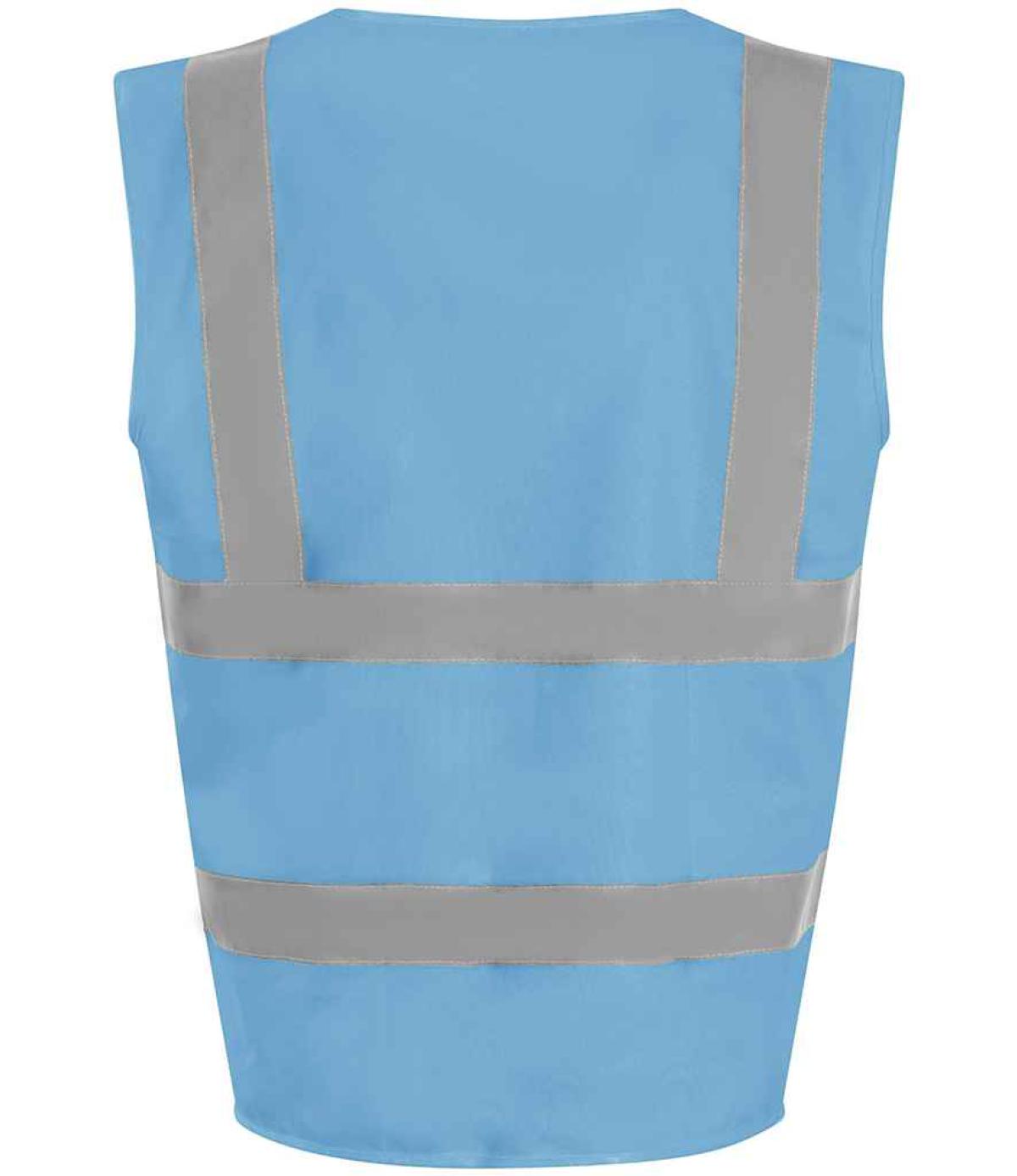 Pro RTX High Visibility Waistcoat - Sky Blue