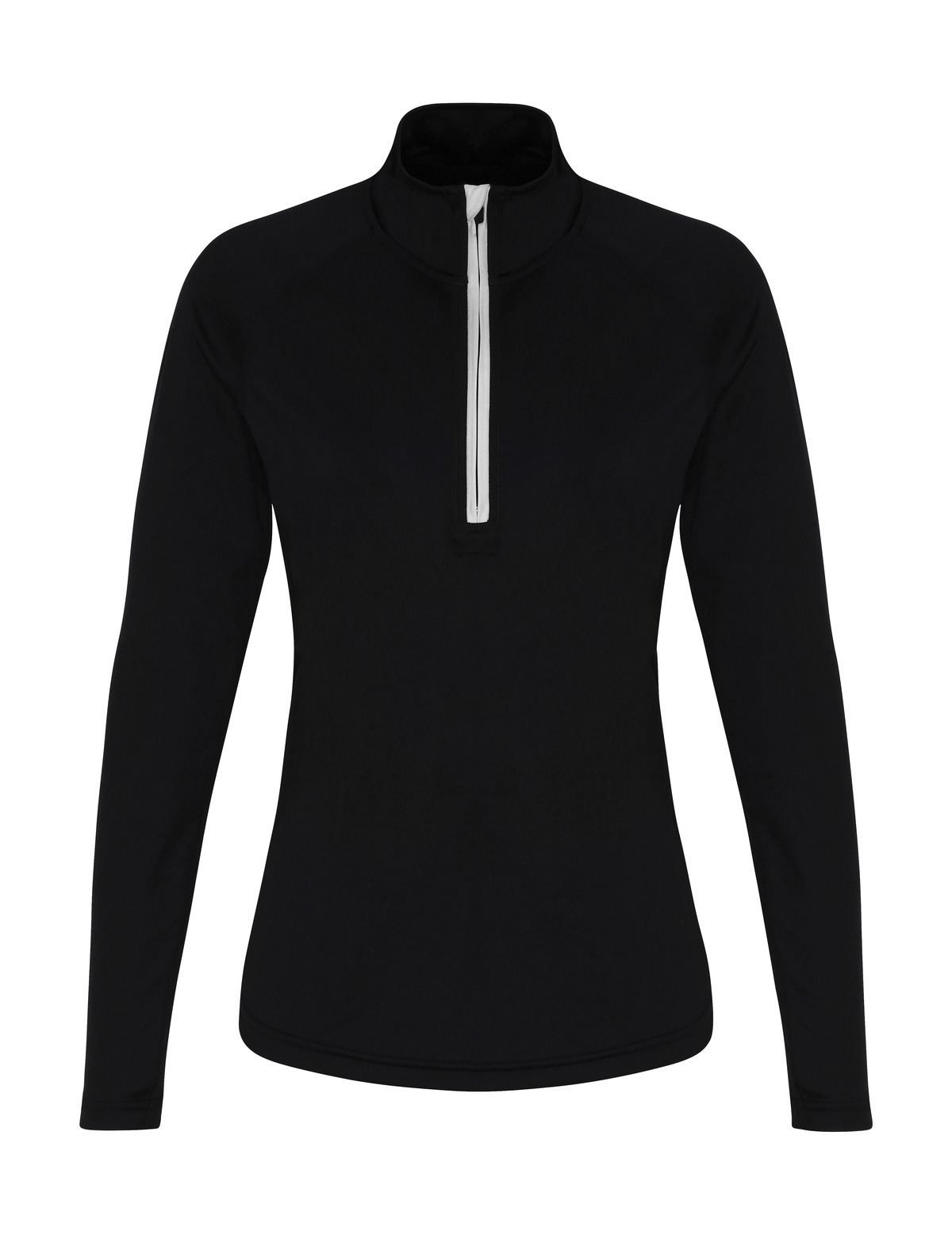 TriDri Women's performance 1/4 zip - Black/White