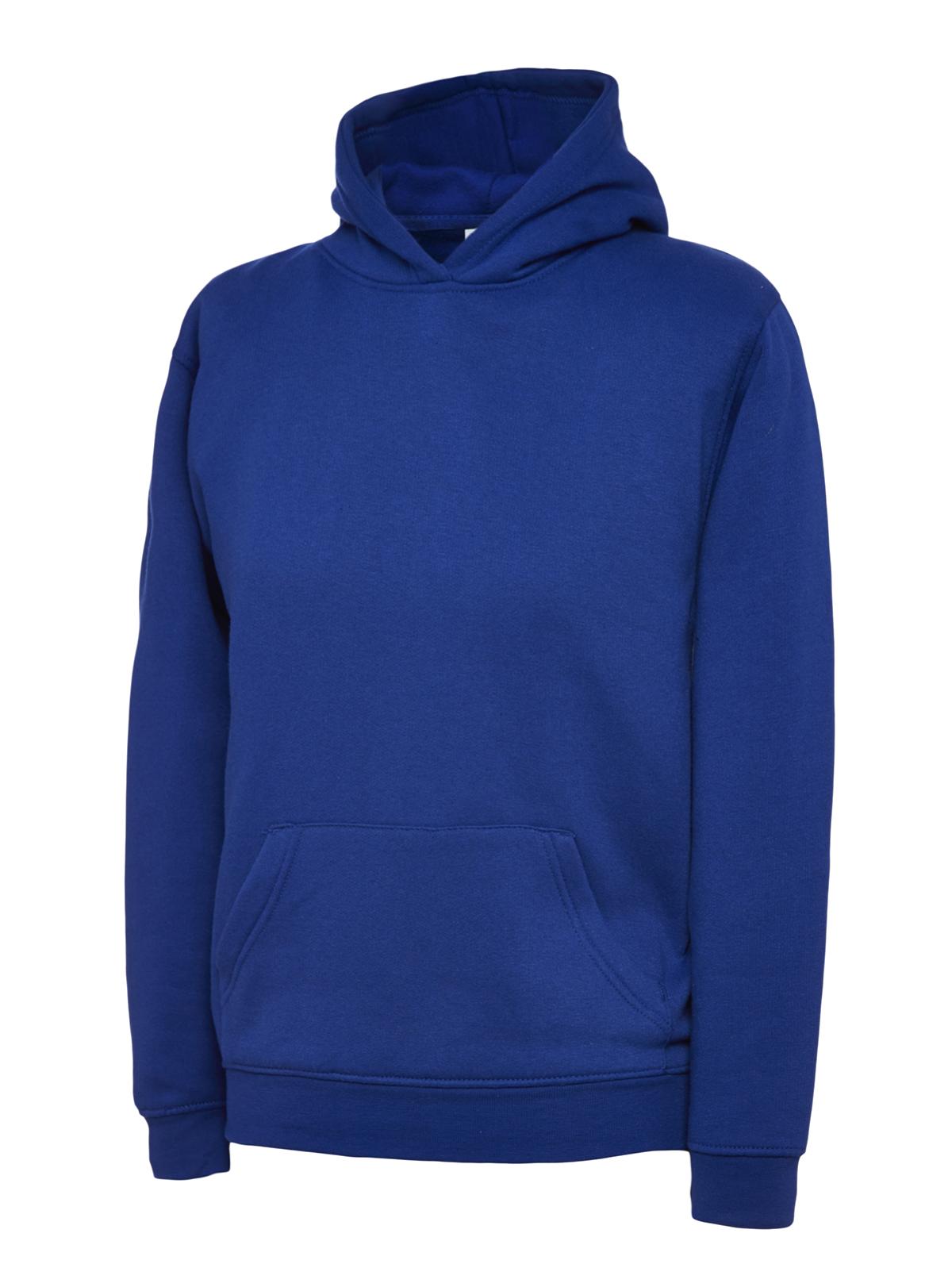 Uneek Childrens Hooded Sweatshirt - Royal