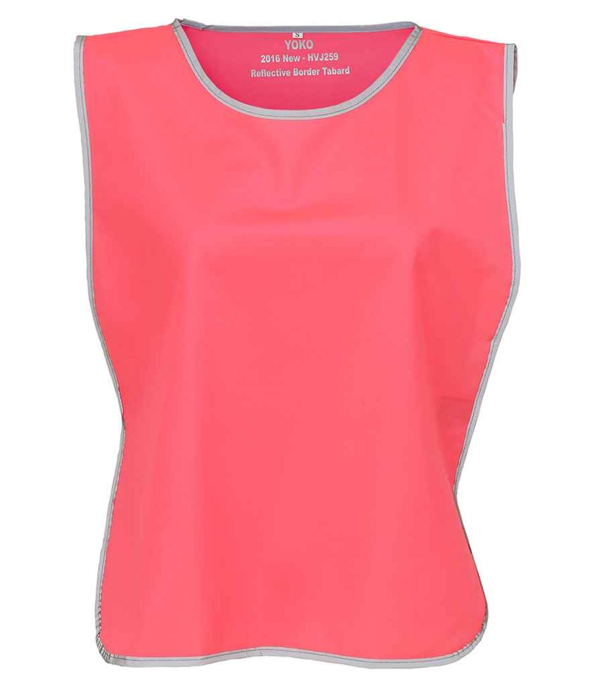 Yoko Hi-Vis Reflective Border Tabard - Pink