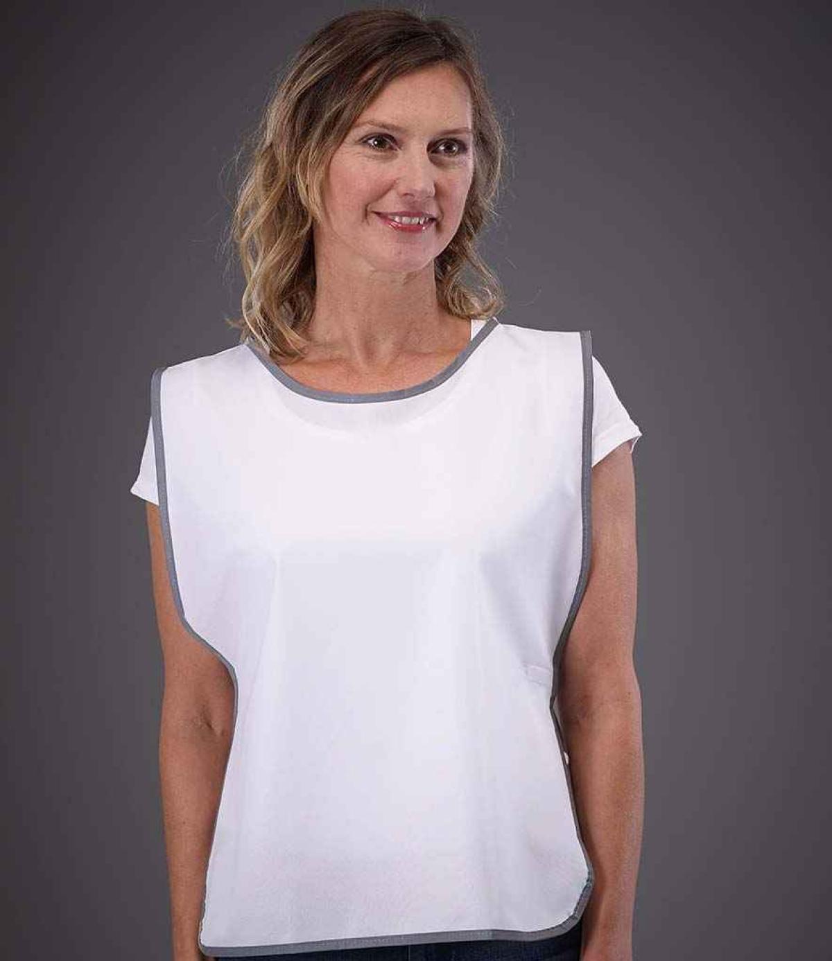 Yoko Hi-Vis Reflective Border Tabard - White